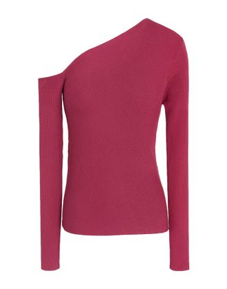 8 by YOOX VISCOSE BLEND COLD SHOULDER LONG SLEEVE TOP