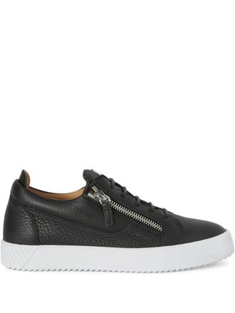 Giuseppe Zanotti baskets Frankie à double zip - Noir