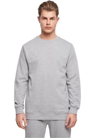 Build Your Brand Basic Crewneck Heather Grey XL