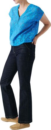 Caroll Damen 242t-tnoe T-Shirt, azurblau, Small