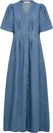 Co'Couture Femme, Robes, Bleu, Taille: 38 FR Robes