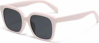 Generic Lunettes De Soleil Carr&eacute;es &Agrave; Grande Monture For Hommes Et Femmes, Id&eacute;ales For Les F&ecirc;tes, Les Vacances Et Les S&eacute;ances Photo.(Pink)