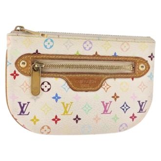 Louis Vuitton Pochette en toile Pre-owned - Femme - Pre-owned - Blanc - Taille: ONE Size