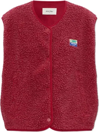 American Vintage Femme, Vestes, Rouge, Taille: 36/38 FR Hoktown Vest