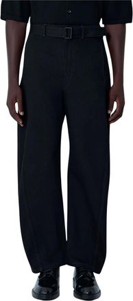 Christophe Lemaire Homme, Pantalons, Noir, Taille: M Twisted Pants