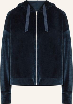 Majestic Filatures Majestic Filatures Sweatjacke Aus Nicki blau