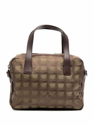 Chanel sac fourre-tout Choco Bar (2002-2003) - Vert
