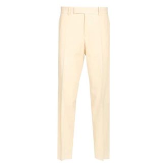 Fendi Wollgabardine-Hose - - Trousers - Herren - Beige - S