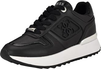 Guess Baskets Koyaa pour Femme, Noir/Blanc Logo 001, 36 EU