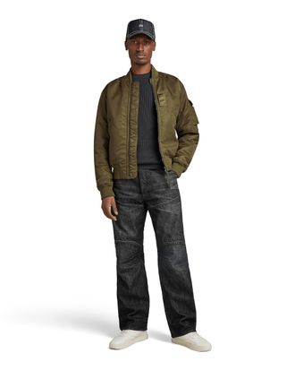 G-Star G-Star RAW Herren G-A1 Bomber Jkt, Grün (dark olive D23624-C143-C744), XXL