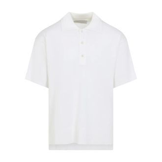 Ami Homme, Tops, Blanc, Taille: L Polo Laine et Soie