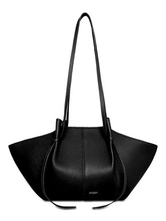 Yuzefi Womens Small Mochi Bag Black O: Bovine Leather Shoulder