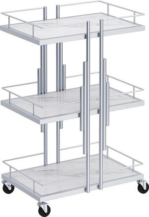 Generic K&uuml;chenwagen, 3-stufiger Rollwagen - platzsparende Aufbewahrungsl&ouml;sung f&uuml;r Salon, Zuhause und Hotel