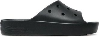 Crocs Pantoletten Classic Platform Slide 208180 Schwarz