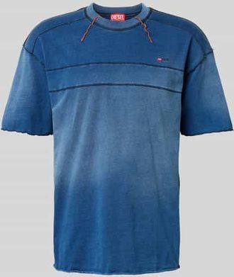 Diesel T-Shirt mit Label-Stitching