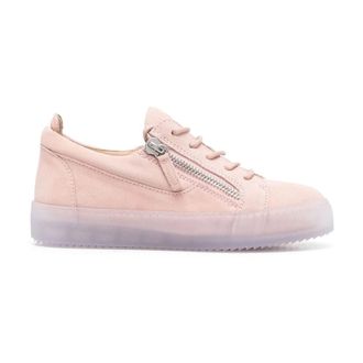 Giuseppe Zanotti Beige Geschlossene Flache Sneakers Stilvoller Komfort - - Shoes - Damen - Beige - 36 EU