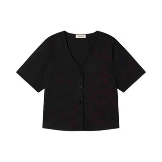 Thinking Mu Libelula Bluse - - Blouses & Shirts - Damen - Schwarzk - L