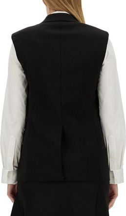 Helmut Lang Virgin Wool Vest - Black