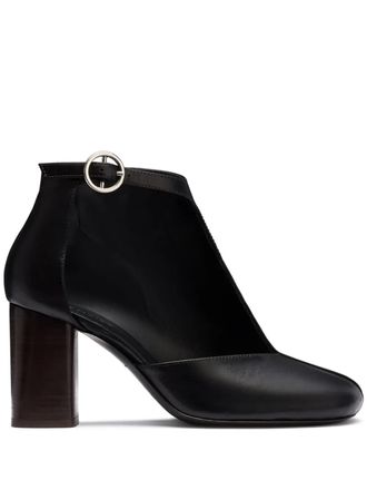 Christophe Lemaire bottines Cut Out 80 mm - Noir