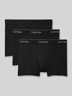 Calvin Klein Underwear Regular Fit Trunks aus Baumwoll-Mix im 3er-Pack