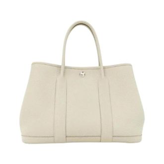 Herm&egrave;s Pre-owned Cuir sacs-main - Femme - Pre-owned - Beige - Taille: ONE Size