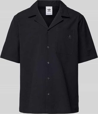 adidas Originals Regular Fit Freizeithemd mit Label-Stitching