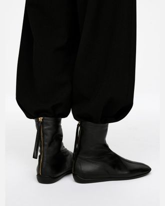 Arket Stiefelette Aus Leder -Schwarz