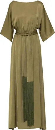 Access Fashion Access Fashion, Femme, Robes, Vert, Taille: 38/40 FR Shirtdress Maxi