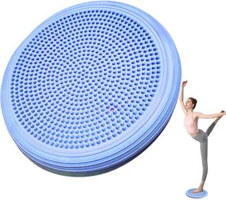 Generico Schwingkissen, Balance-Pad, Stabilitätstraining-Pad, flexible zentrale Kraftscheibe für Erwachsene und Kinder, aufblasbares Schwingkissen mit Handpump