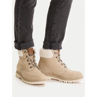 Tamaris Schn&uuml;rstiefeletten Tamaris 1-26299-45 Beige
