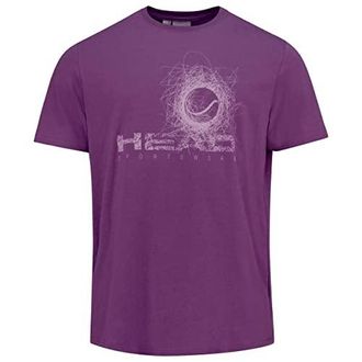 Head T-Shirt Vision Hommes, Violet, S