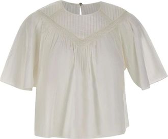 HUGO BOSS Femme, Blouses et Chemises, Blanc, Taille: 42 FR Benzy Blouse