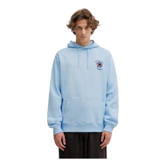 Dr&ocirc;le de Monsieur Hoodie Slogan Rose - - Sweatshirts & Hoodies - Herren - Blau - S