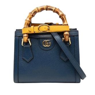 Gucci Pre-owned Diana Leather 2way Bag - Femme - Pre-owned - Bleu - Taille: ONE Size
