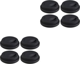 Hemoton 8 Stk Teetassenabdeckung aus Silikon Becherdeckel aus Silikon kaffeebecher einweg Silikondeckel für Becher Becherabdeckung aus Silikon Kaffeetasse Bec