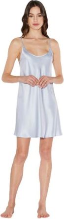 La Perla Femme, Robes, Bleu, Taille: 46 FR Robe courte en soie