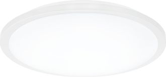 Eglo LED Deckenlampe Competa-ST, 1 flammige Deckenleuchte, Material: Stahl und Kunststoff, Farbe: Weiß, Ø: 77,5 cm, dimmbar, Weißtöne einstellbar