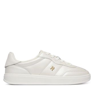 Tommy Hilfiger Sneakers Tommy Hilfiger Th Heritage Shiny Sneaker FW0FW09179 Wei&szlig;