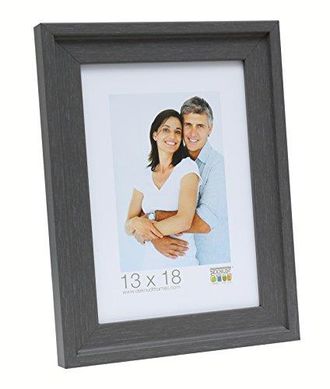 Deknudt Frames 20x30 grau mit Stehrand, imitierte Maltechnik