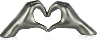 Arte Dal Mondo Adm - Sculpture en Résine mains en Coeur