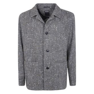 Ermenegildo Zegna Veste douvrier Regular - Homme - Vestes - Gris - Taille: M