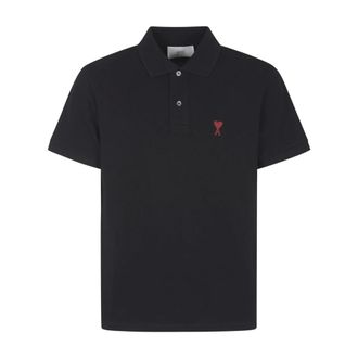 Ami Homme, Tops, Noir, Taille: XL Upl001 Polo