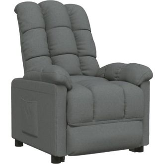 vidaXL Relaxsessel Dunkelgrau Stoff - Vidaxl