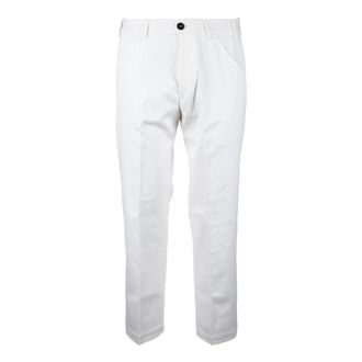 Ballantyne Baumwoll Elastan Stilvolle Hose - - Trousers - Herren - Wei&szlig; - M