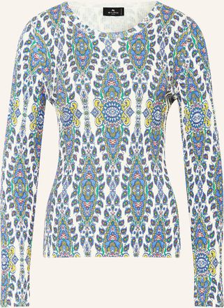 Etro Etro Longsleeve Mit Seide blau