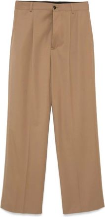 Dries Van Noten Homme, Pantalons, Brun, Taille: M Wide Pantalons