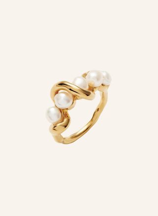Missoma Missoma Ring Molten Pearl By Glambou gold