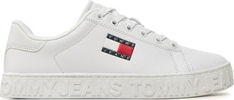 Tommy Jeans Sneakers Tommy Jeans Tjw Logo Outsole Sneaker Ess EN0EN02703 Weiß