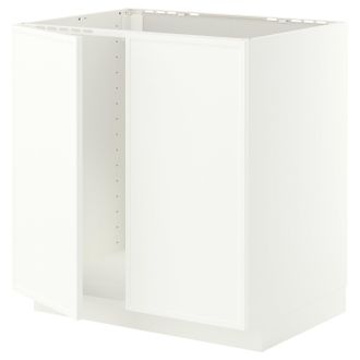 IKEA METOD Unterschrank f&uuml;r Sp&uuml;le + 2 T&uuml;ren