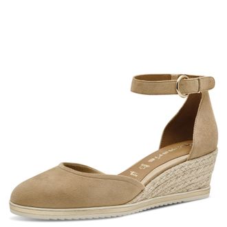 Tamaris Damen Klassische Ballerinas, Frauen Flats,Comfort Lining,TOUCHit-Fußbett,Slip-ons,klassisch elegant,Ballerinen,TAN,38 EU